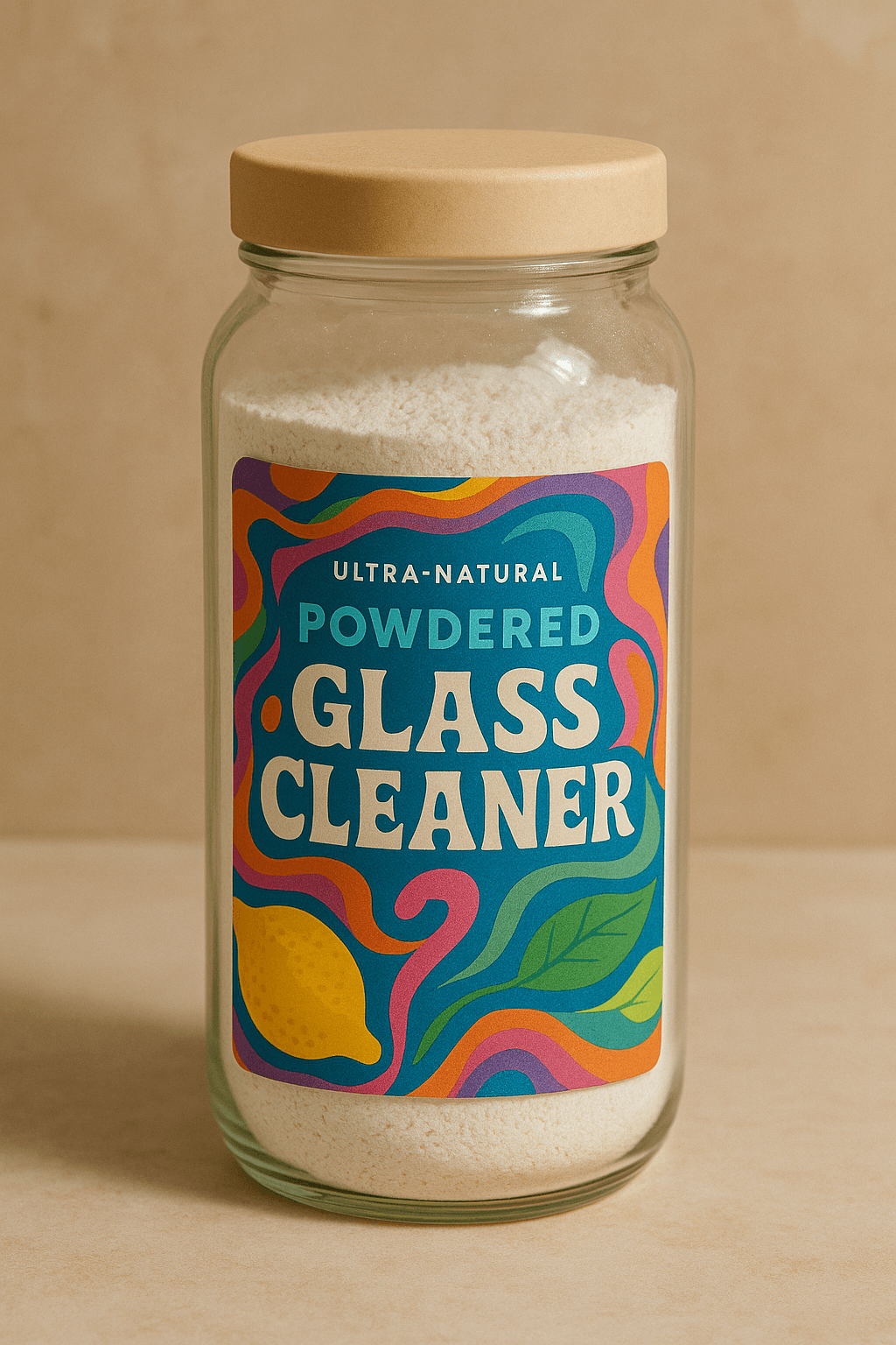 100% All-Natural, Organic, Non-Toxic Glass Cleaner