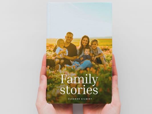 A life story in a beautiful book , powered by an AI biographer